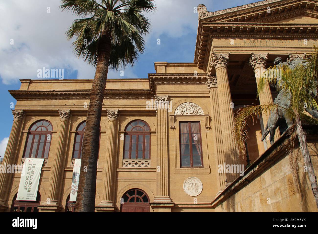 massimo theater in palermo in sicily (italy Stock Photo - Alamy