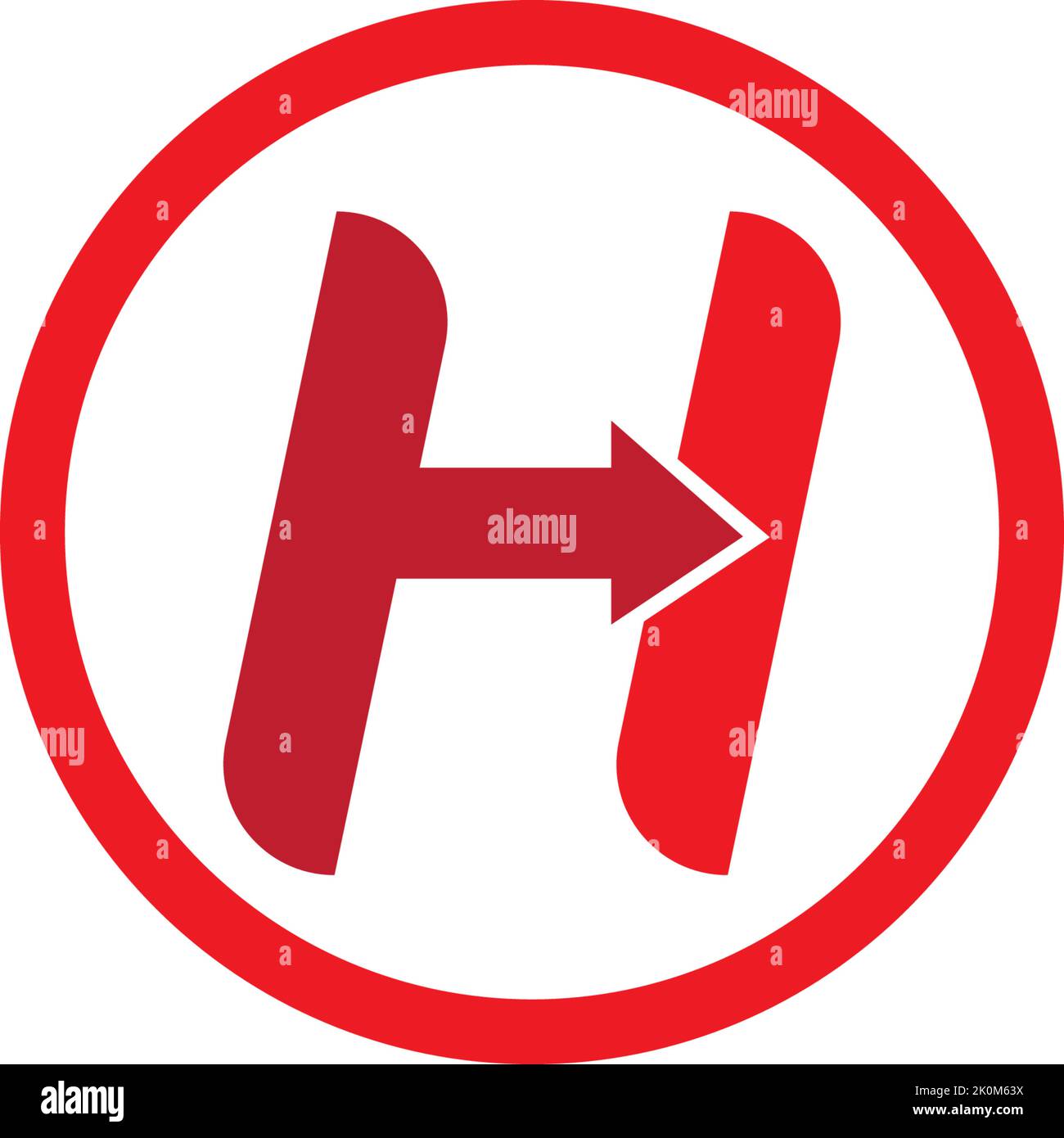 H Letter Logo Template Design Vector illustration Stock Vector Image ...