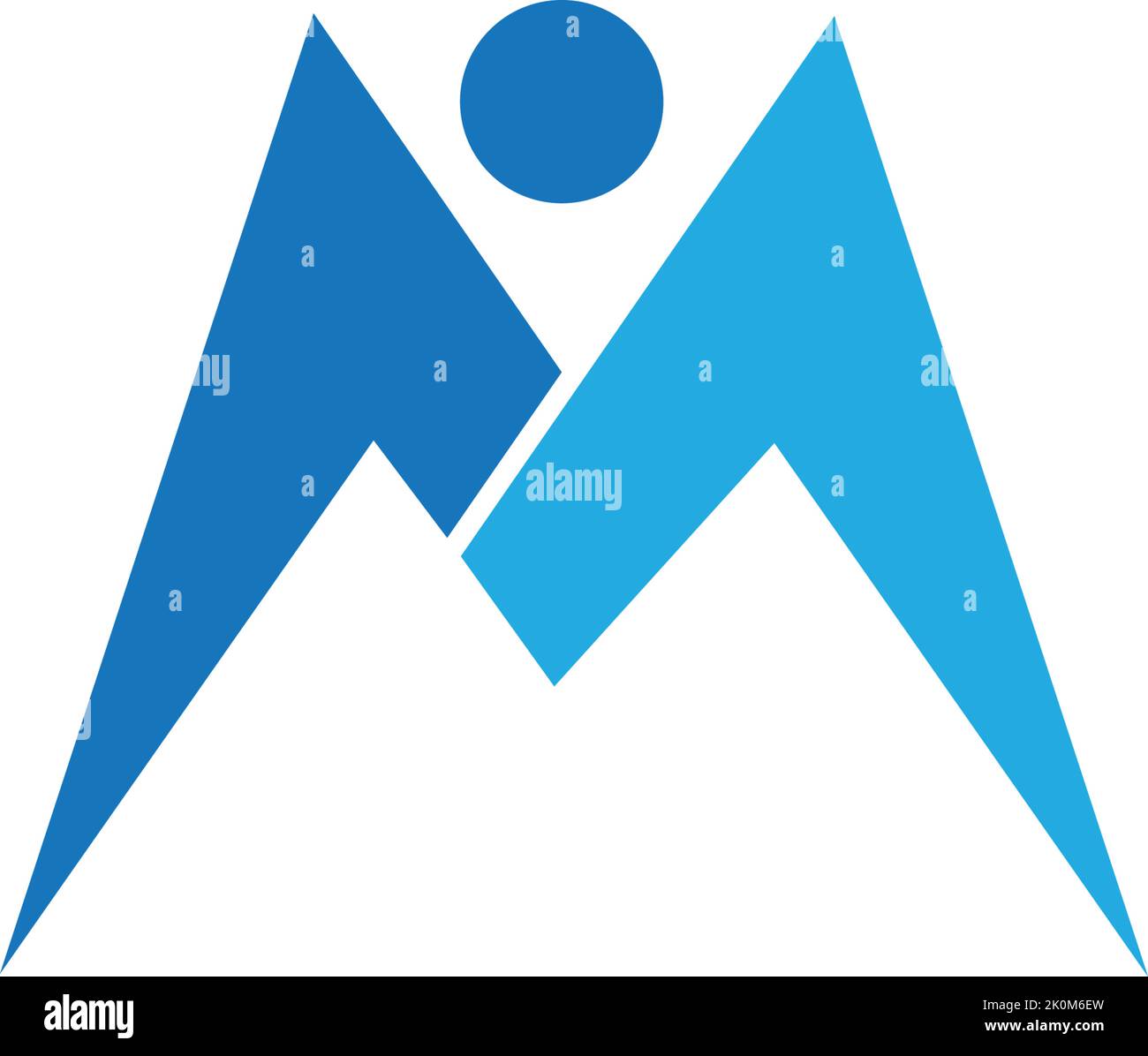 M people logo and symbol template vector Stock Vector Image & Art - Alamy