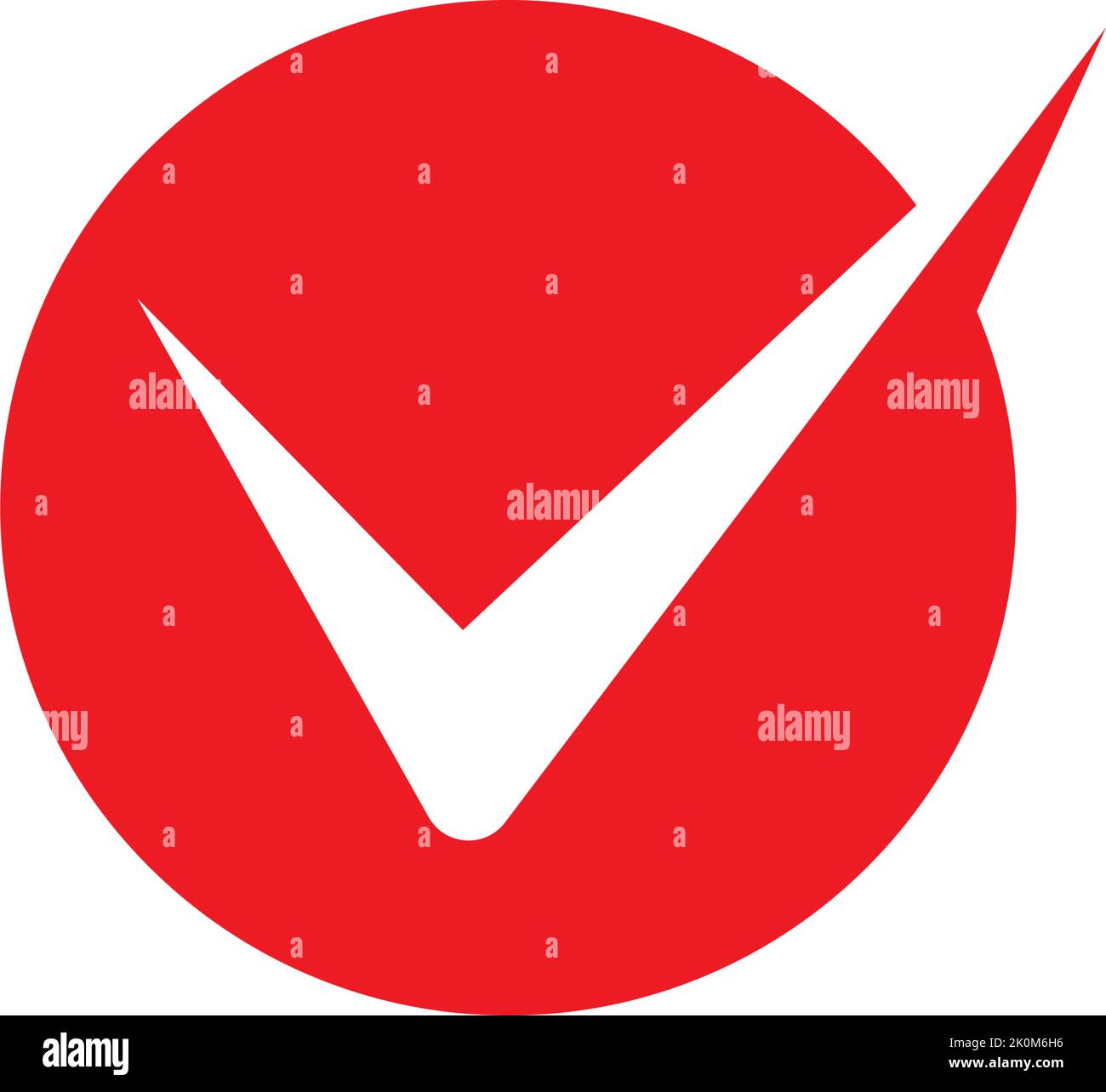 Check mark V Letter Logo Template Stock Vector Image & Art - Alamy