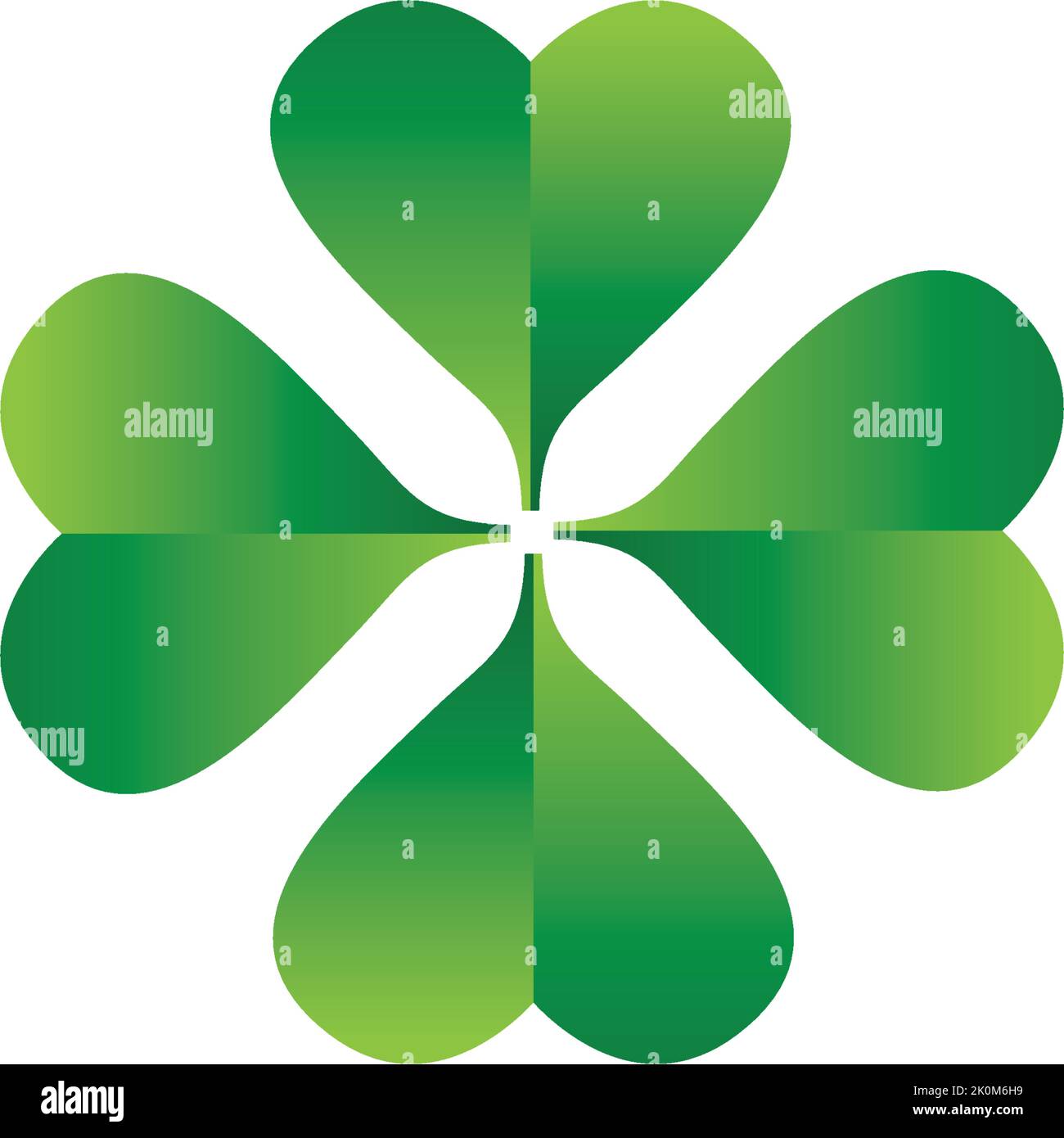 Leaf clover sign icon.saint patrick symbol.design illustration Stock ...