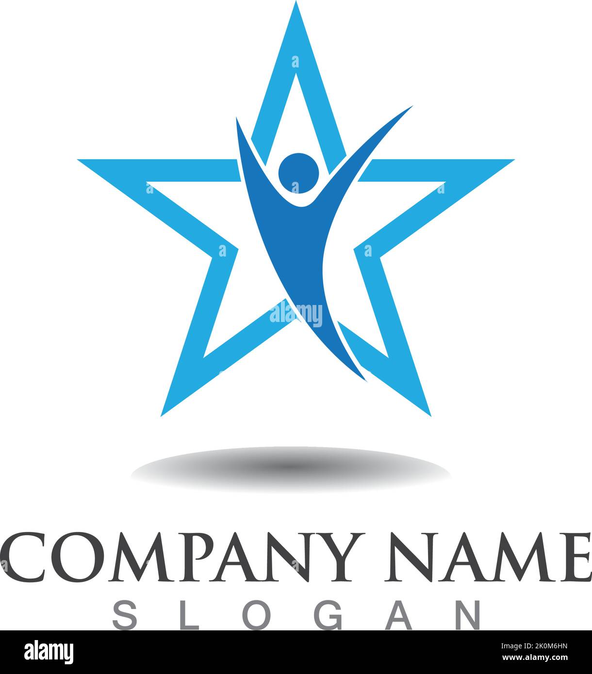 Star people logo Cut Out Stock Images & Pictures - Alamy