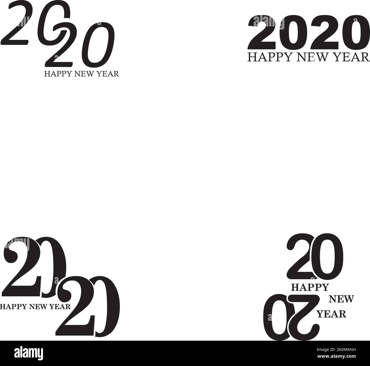 2020 wallpaper design Black and White Stock Photos & Images - Alamy