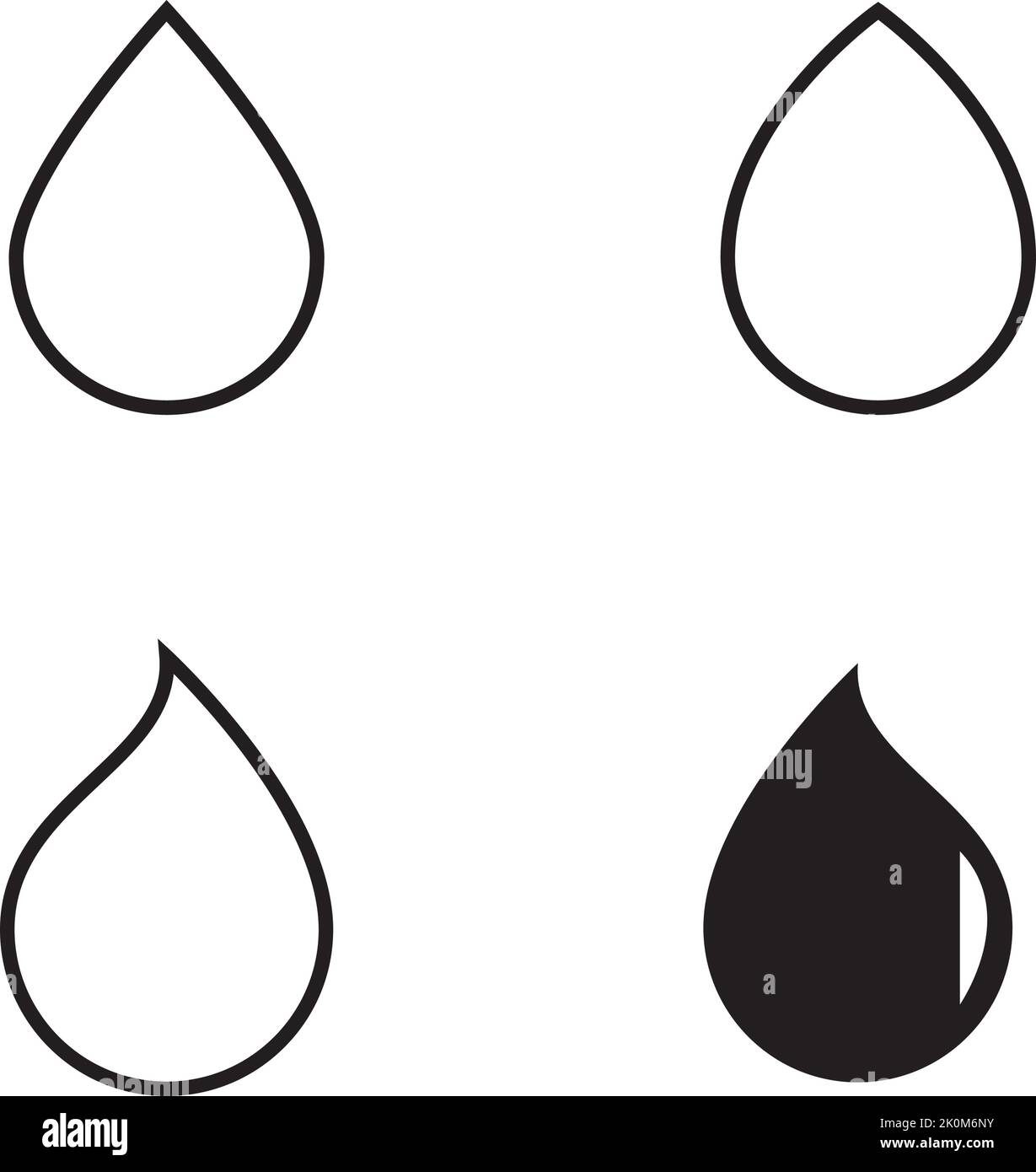 water drop Logo Template vector illustration design Stock Vector Image ...