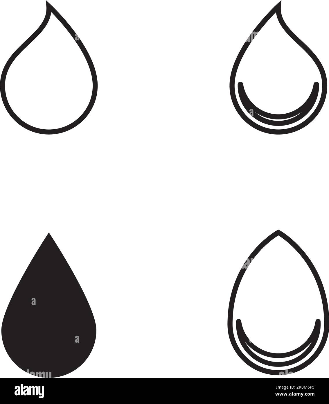 water drop Logo Template vector illustration design Stock Vector Image ...