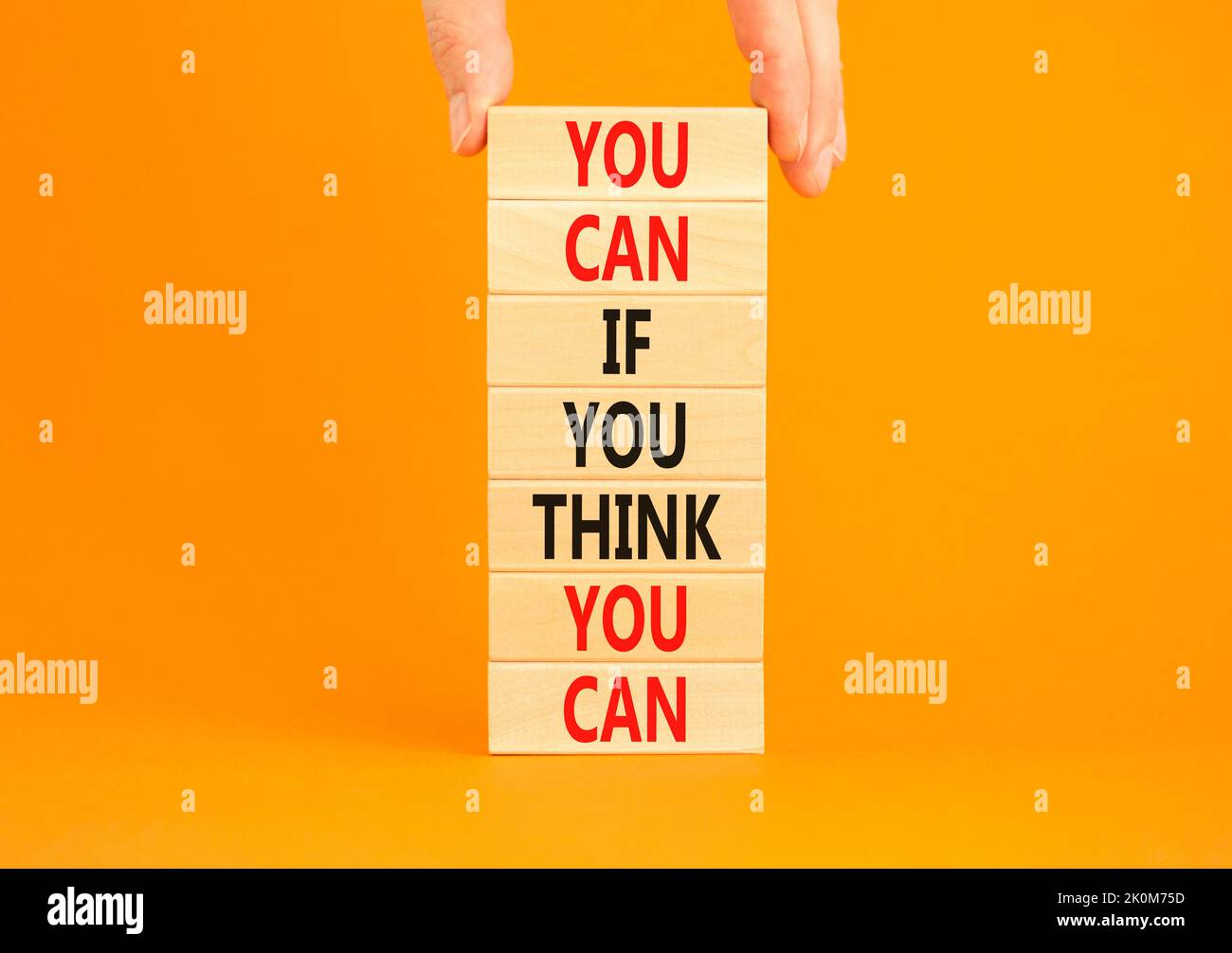 You can symbol. Concept words You can if you think you can on wooden ...