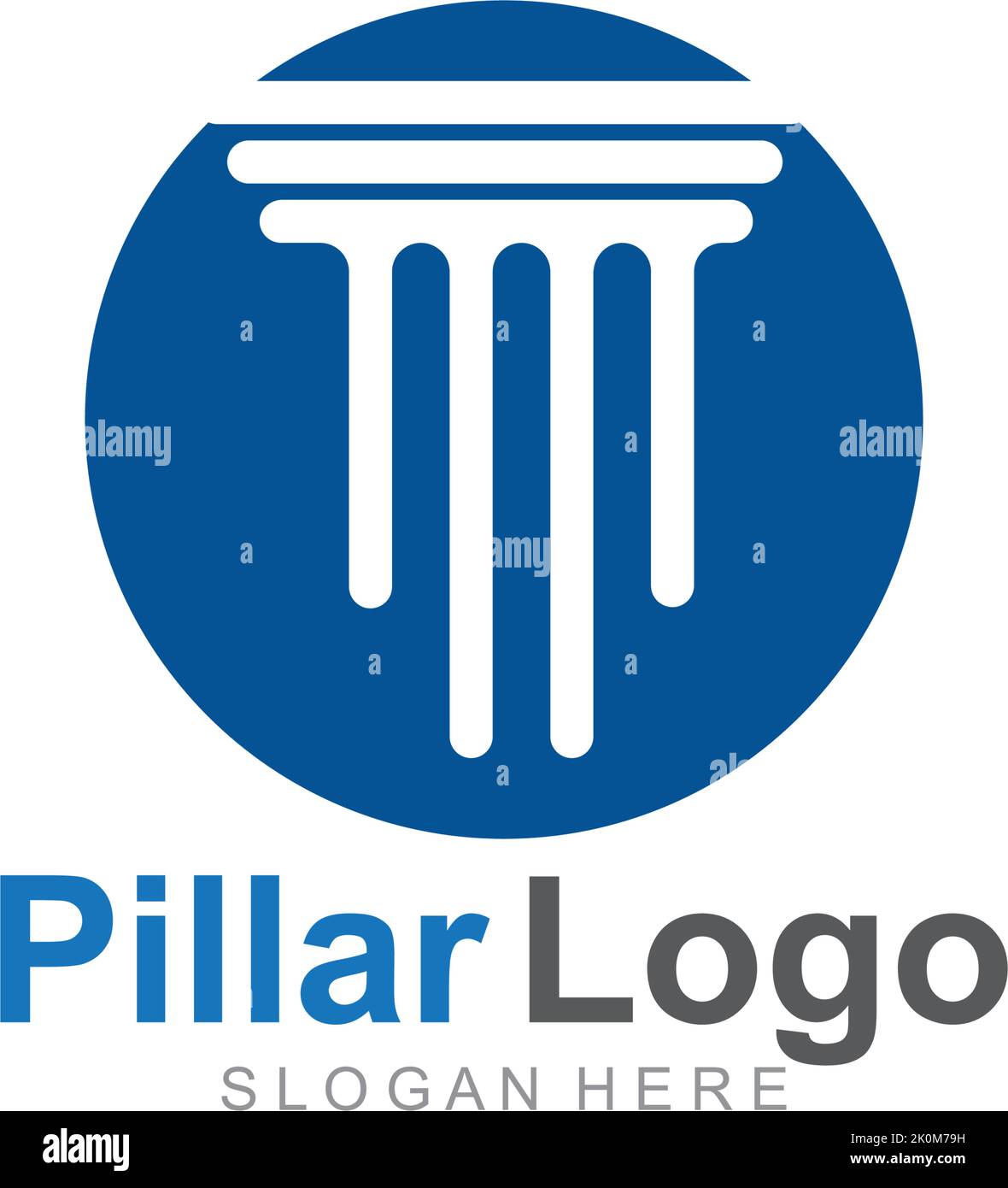 Pillar Logo Template,Column Vector Illustration icon Stock Vector Image ...