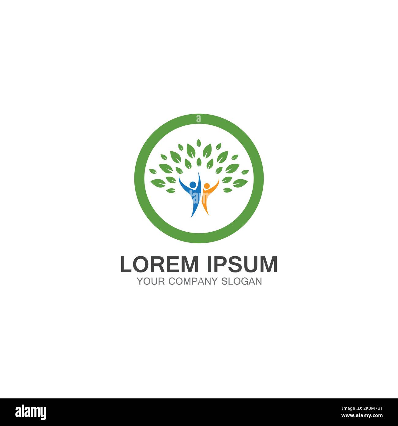 People Tree Logo Template Design Vector Stock Vector Image & Art - Alamy