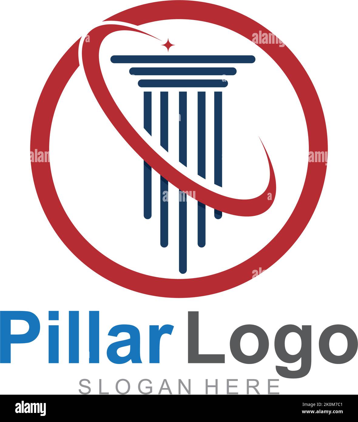 Pillar Logo Template,Column Vector Illustration icon Stock Vector Image ...