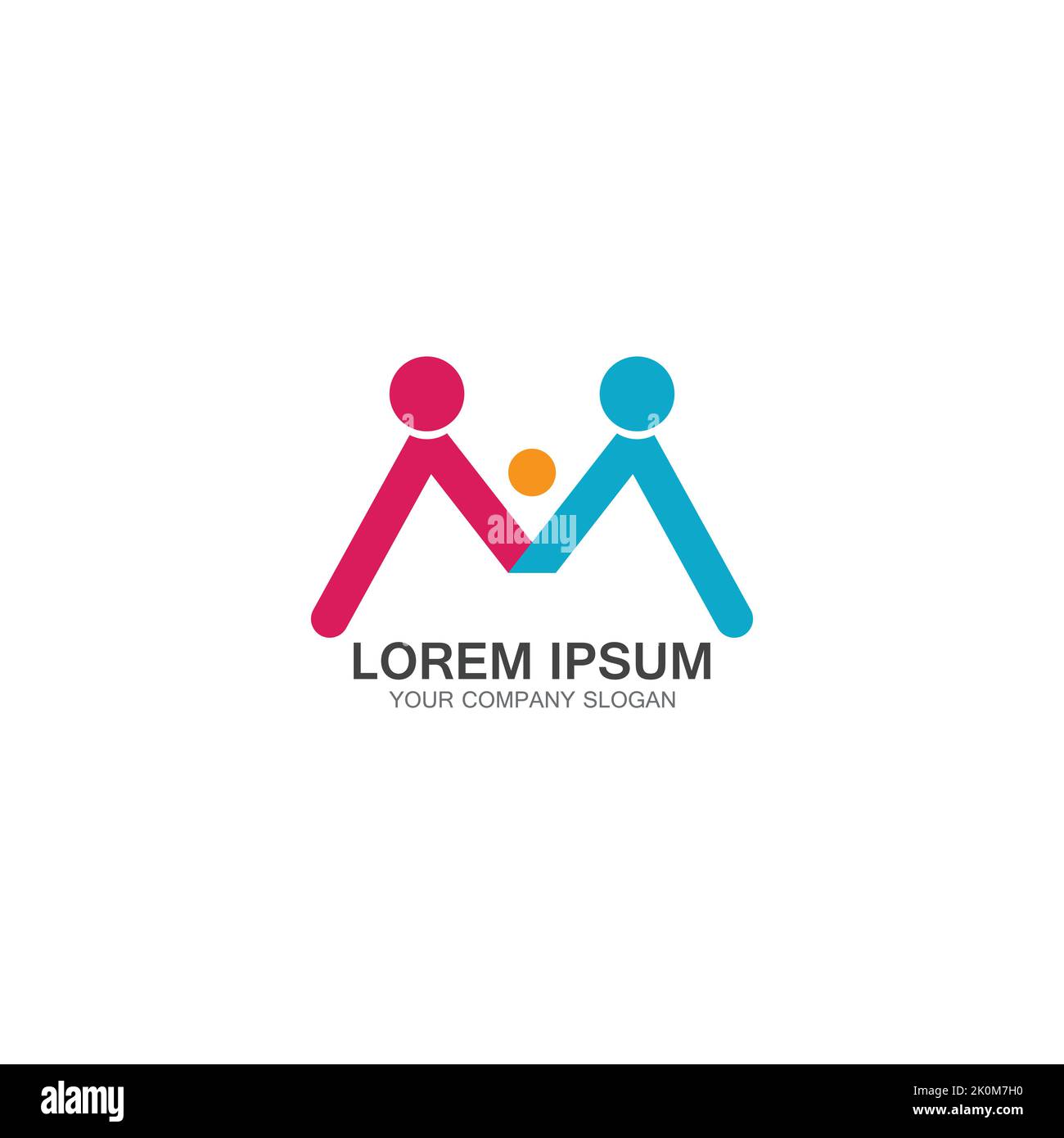 Community, network and social logo design template vector Stock Vector ...