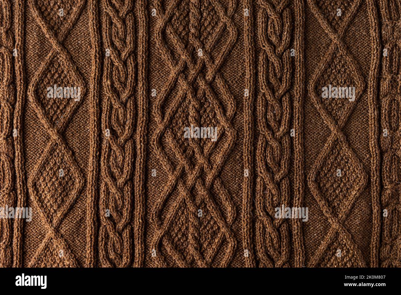 Knitted fabric texture background brown hi-res stock photography and ...