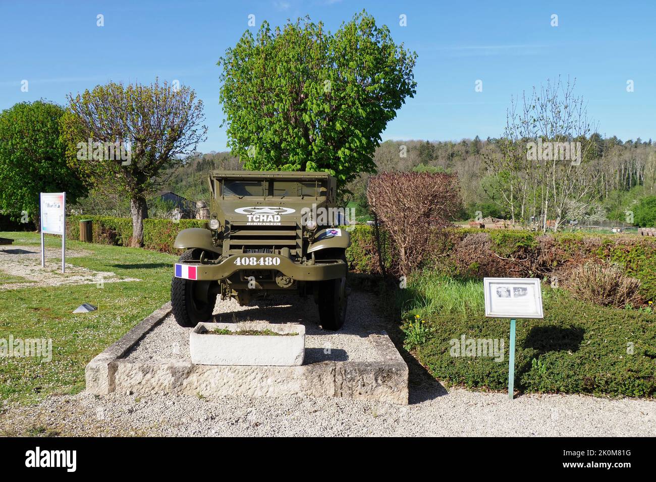 Free French Army Memorial, Nod-sur-Seine, France,Europe Stock Photo - Alamy