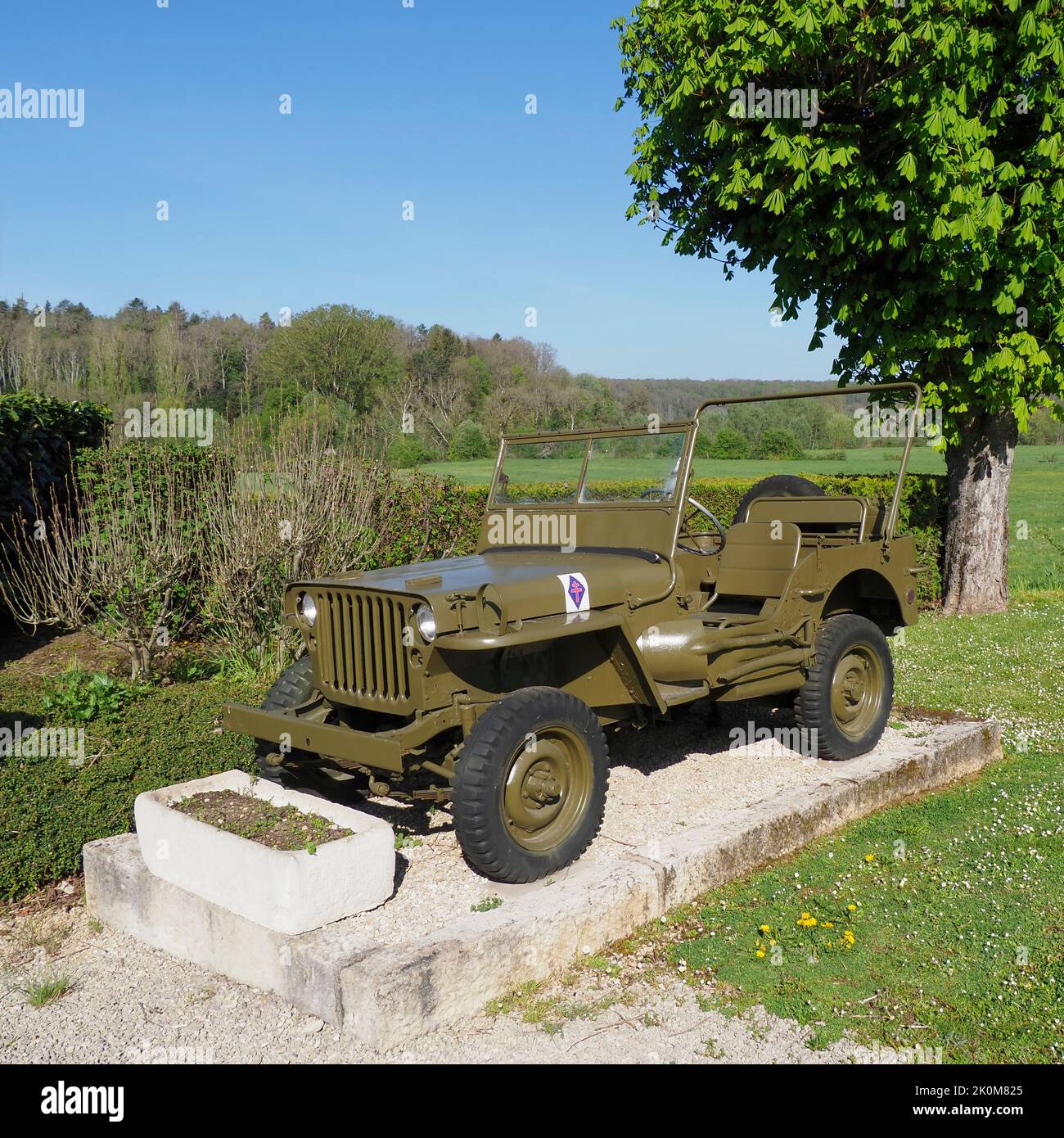 Free French Army Memorial, Nod-sur-Seine, France,Europe Stock Photo - Alamy