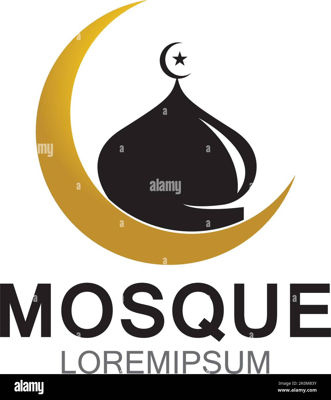Modern mosque logo symbol or icon template Stock Vector Image & Art - Alamy