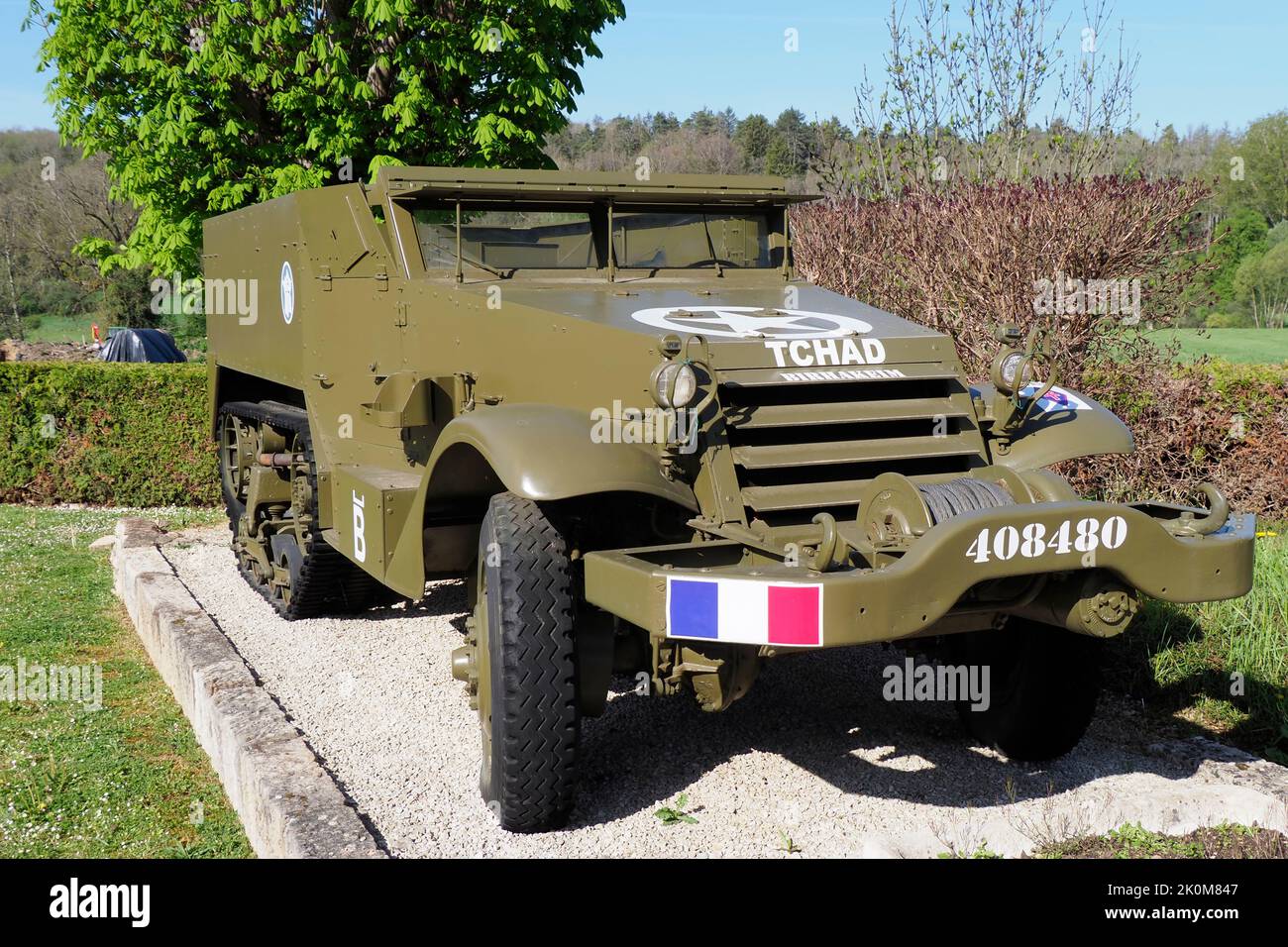 Free French Army Memorial, Nod-sur-Seine, France,Europe Stock Photo - Alamy