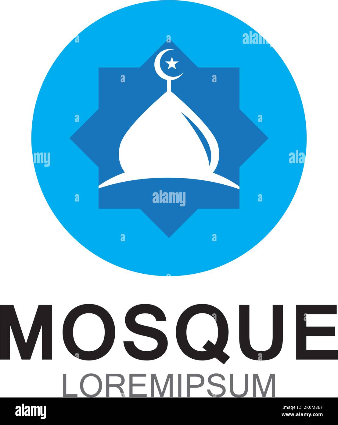 Modern mosque logo symbol or icon template Stock Vector Image & Art - Alamy