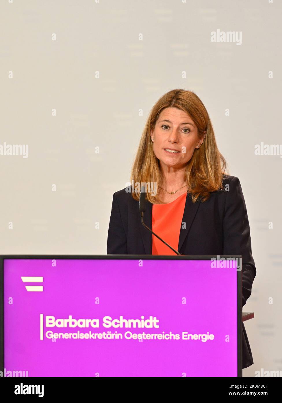 Vienna, Austria. 12th Sep, 2022. Presentation of the federal government's energy saving campaign ...