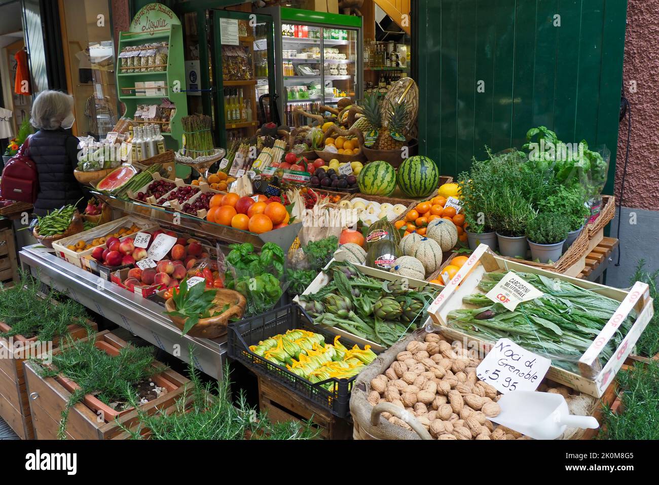 fruit and vegetable shop,Santa Margherita Ligure,Italy,Europe Stock ...