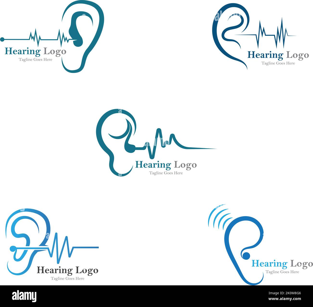 hearing logo and symbol template vector icon Stock Vector Image & Art ...