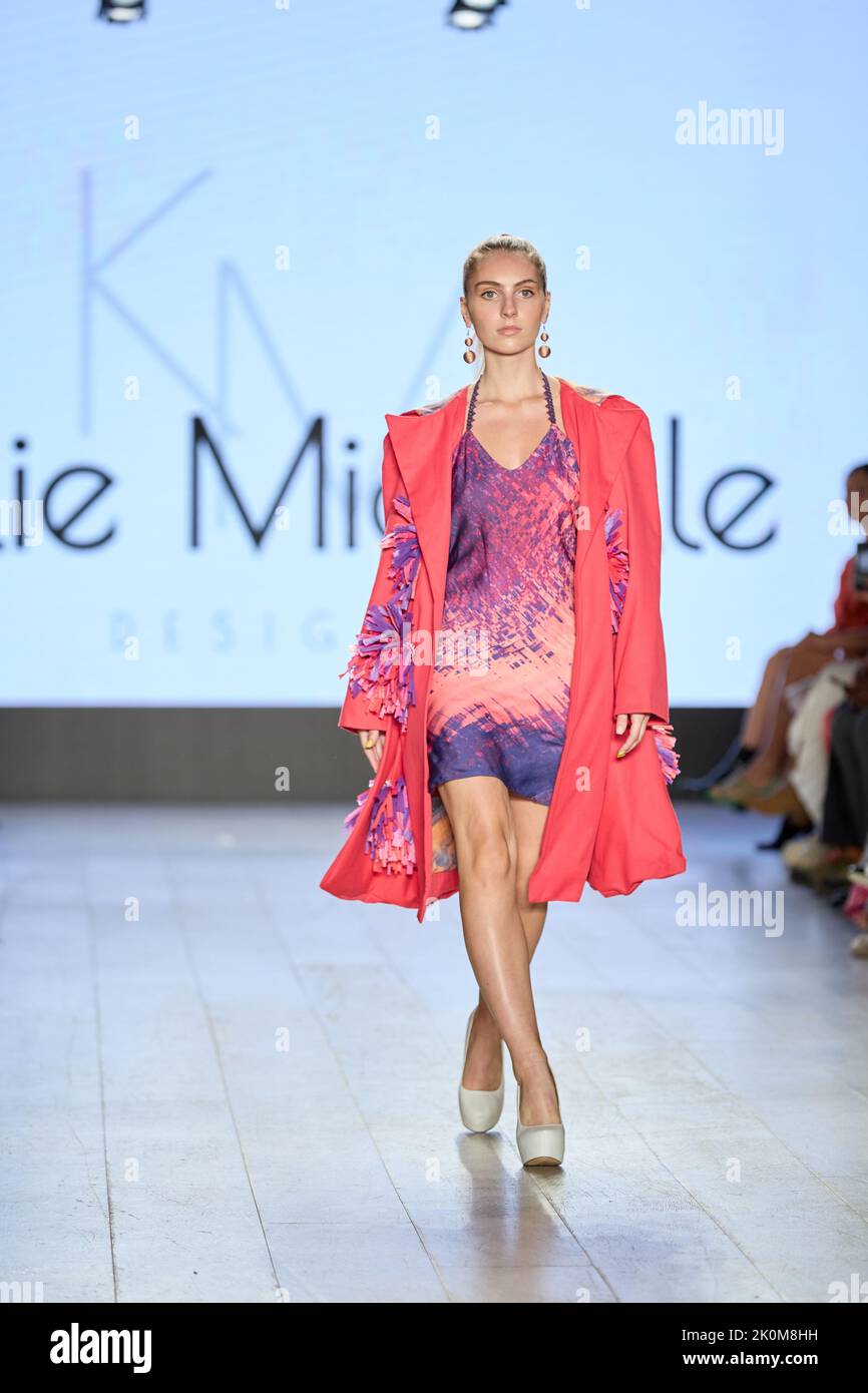 New York, NY, USA. 12th Sep, 2022. Kylie Michelle presents her runway ...