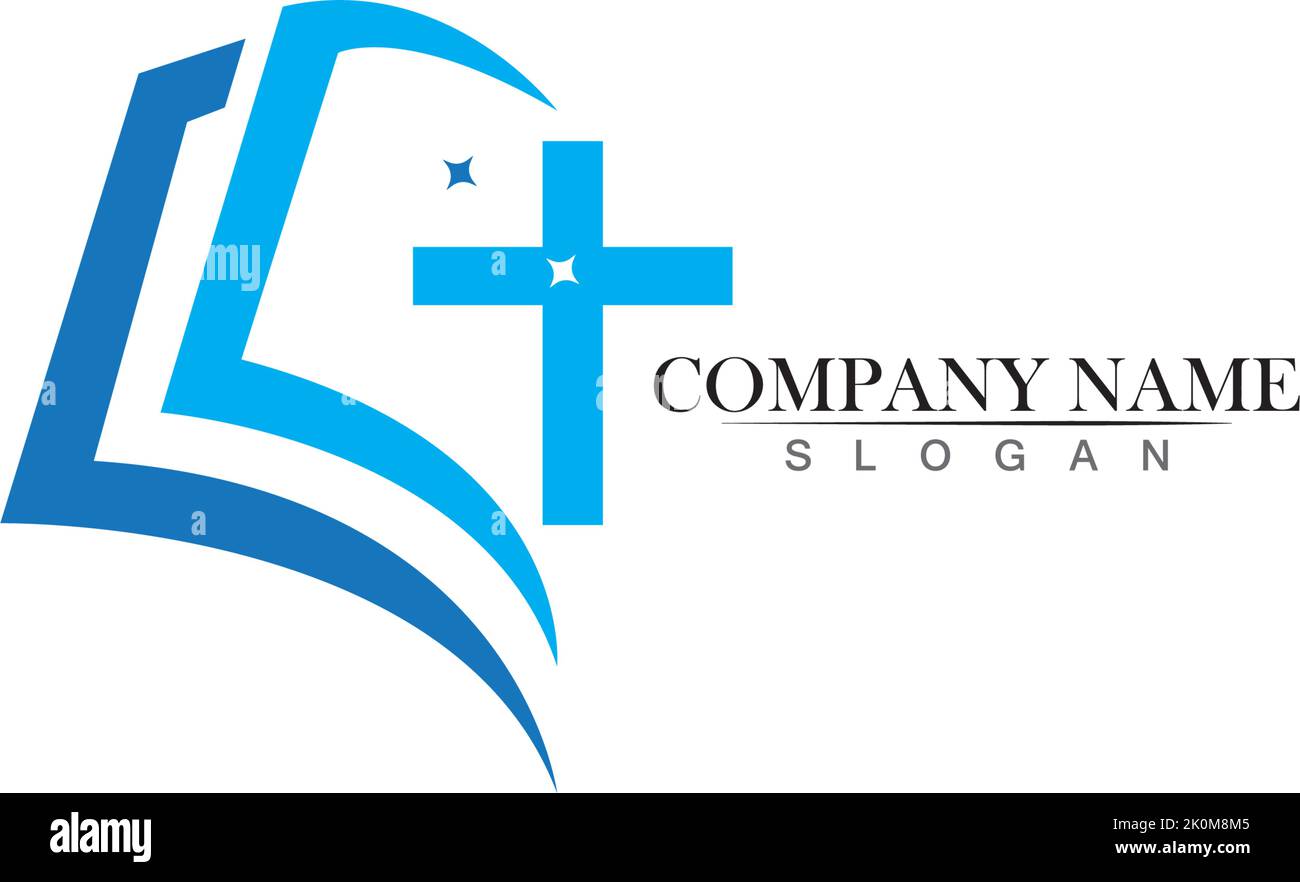 Church logo template design vector illustration Stock Vector Image ...