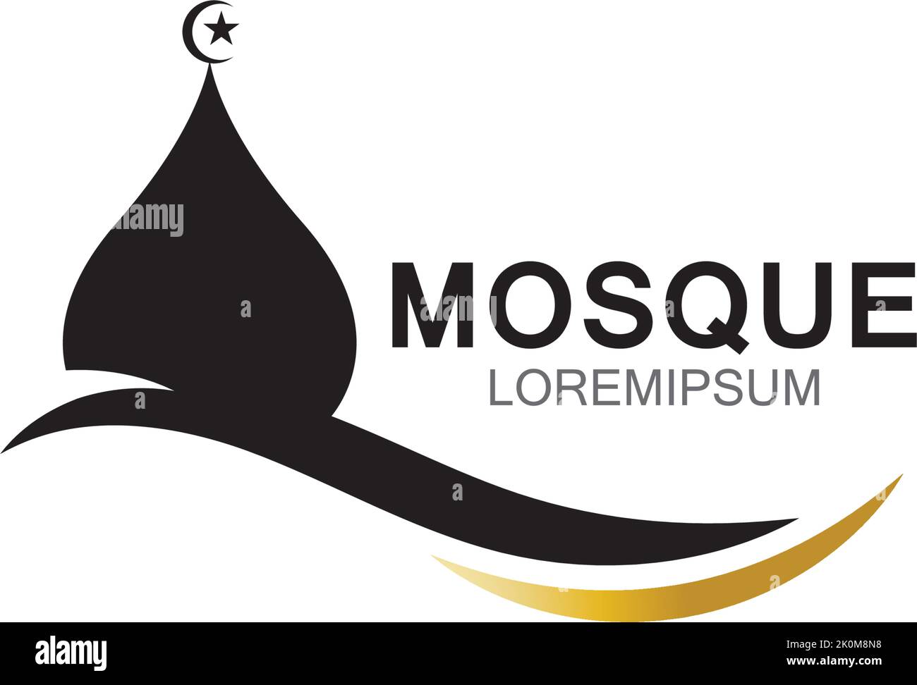 Modern mosque logo symbol or icon template Stock Vector Image & Art - Alamy