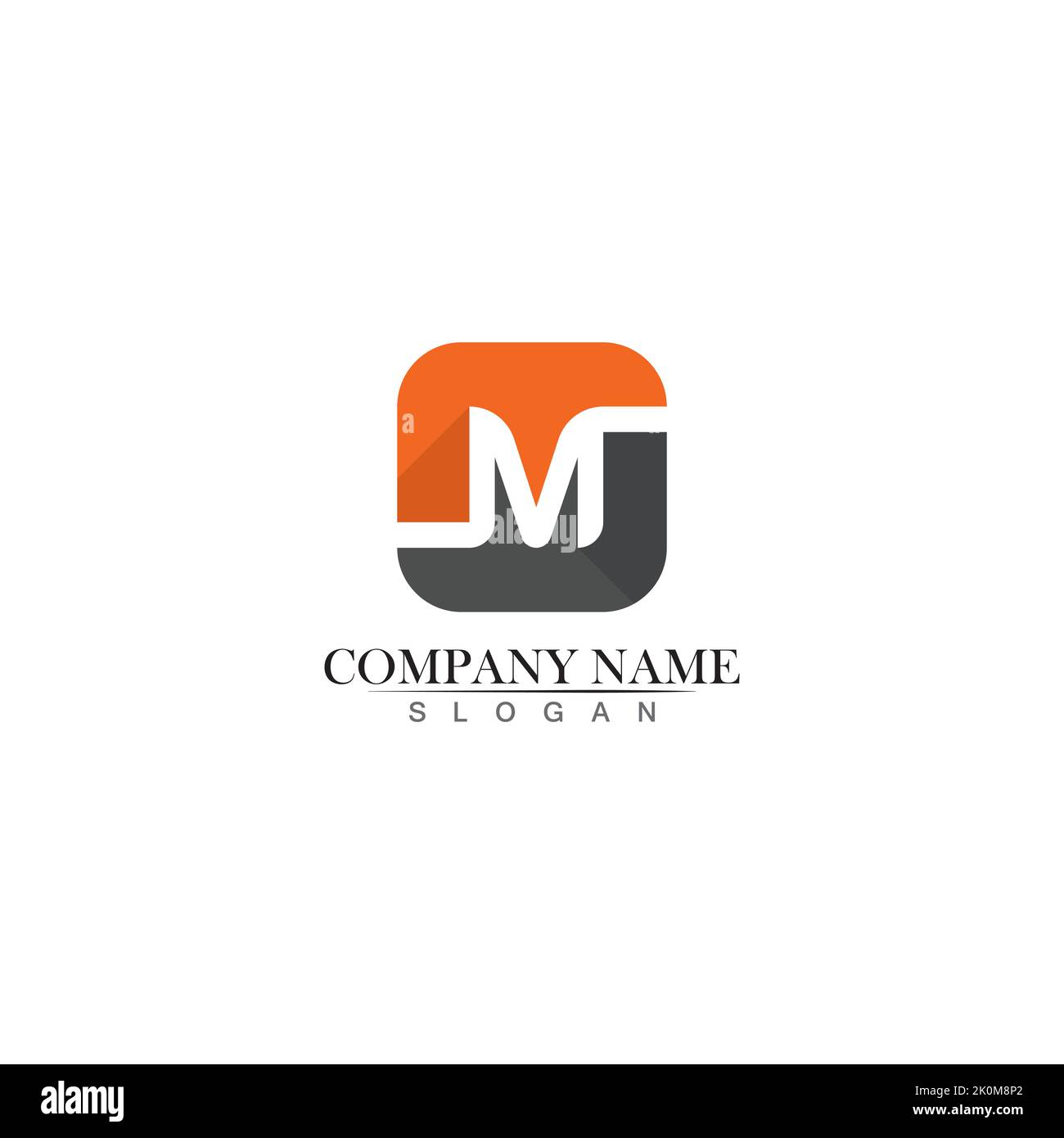 M Logo Template vector illustration design Stock Vector Image & Art - Alamy