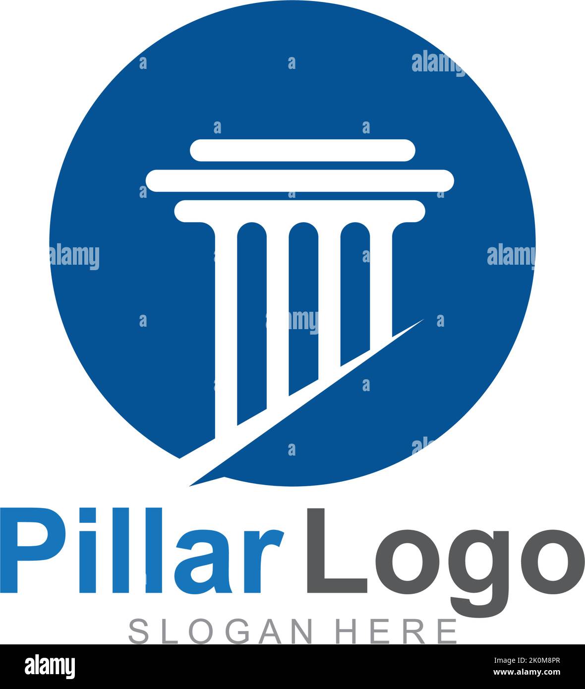 Pillar Logo Template,Column Vector Illustration icon Stock Vector Image ...