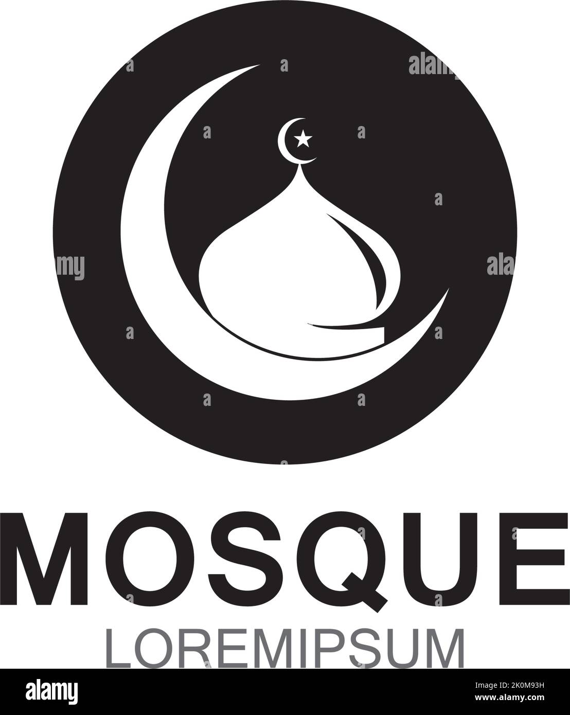 Modern mosque logo symbol or icon template Stock Vector Image & Art - Alamy