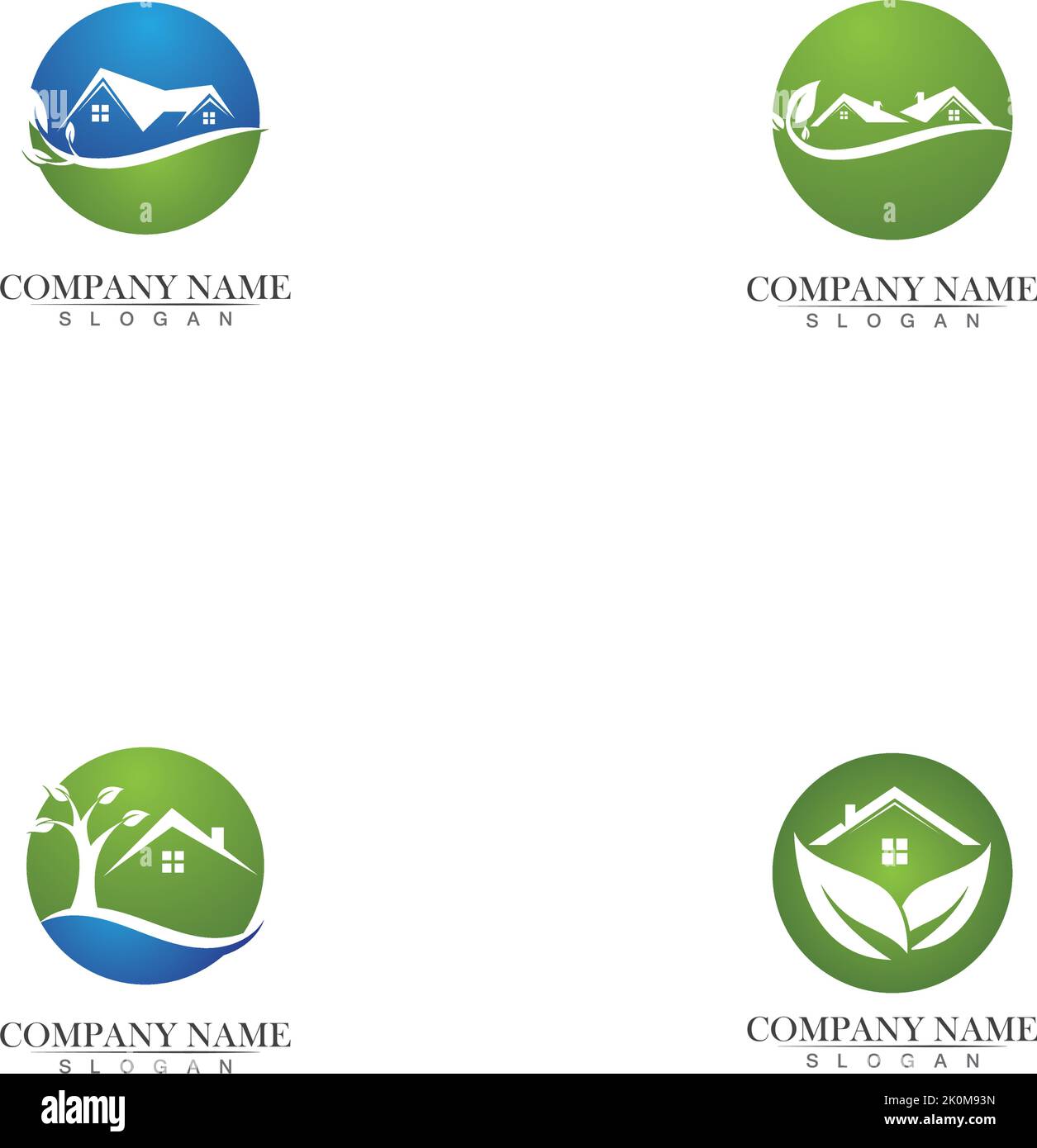 Building Home Nature Logo Design Template Stock Vector Image & Art - Alamy