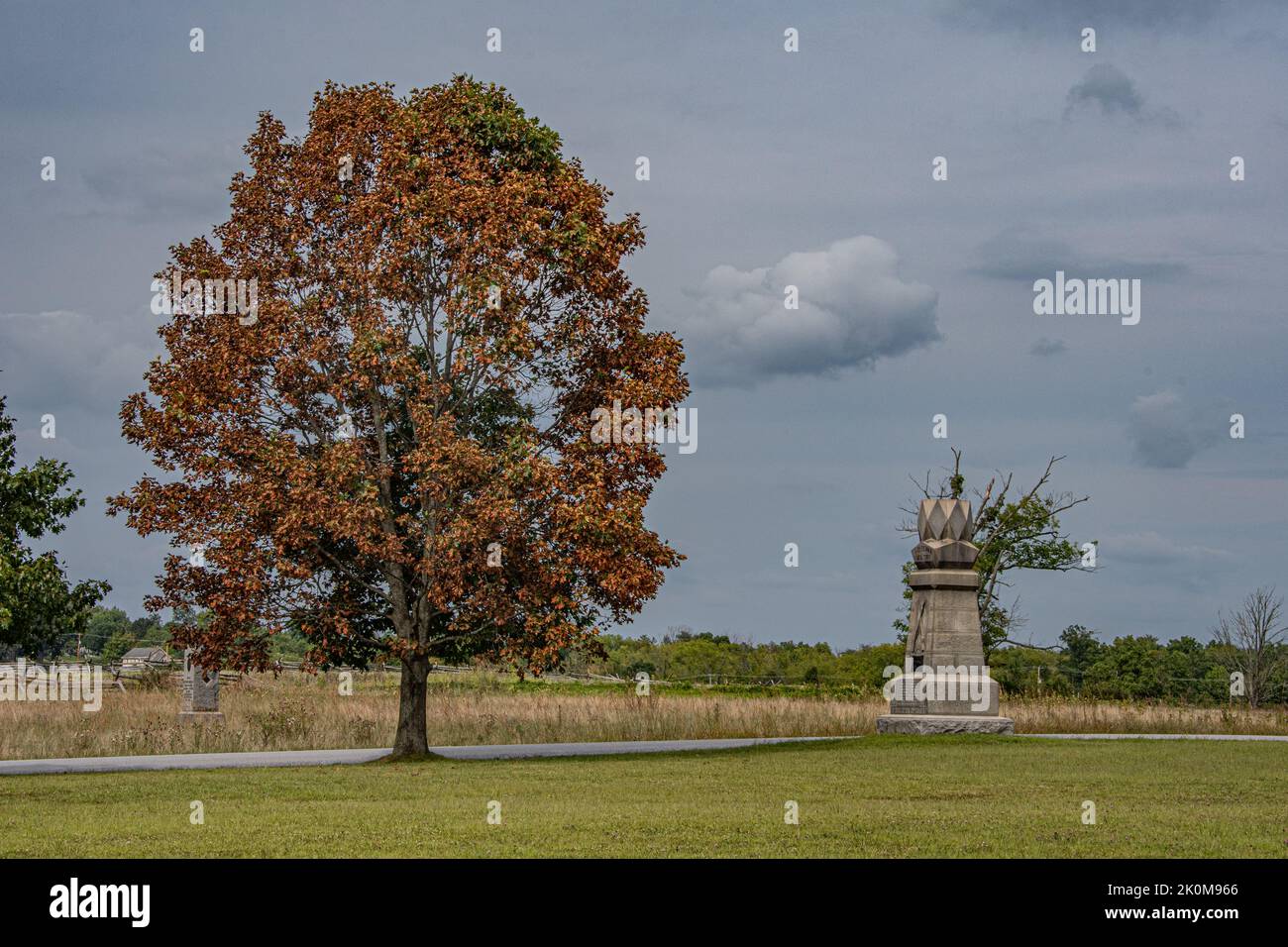A Hint of Autumn on the Battlefield, Gettysburg National Military Park ...