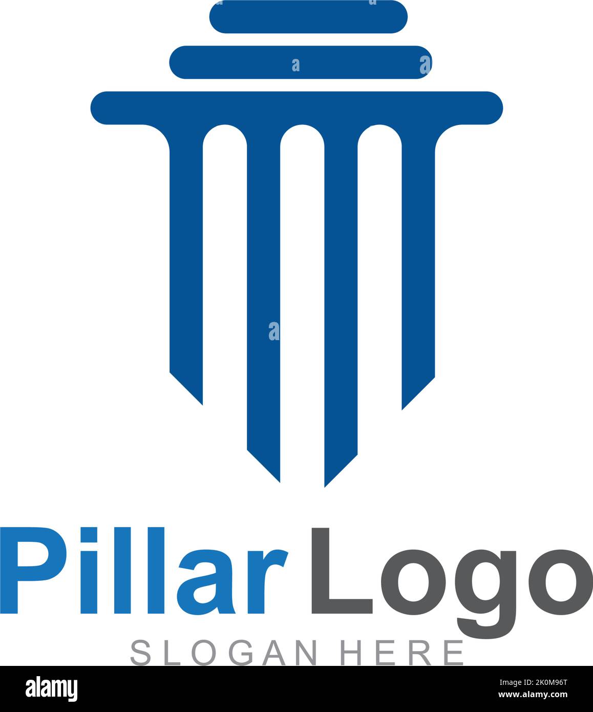 Pillar Logo Template,Column Vector Illustration icon Stock Vector Image ...