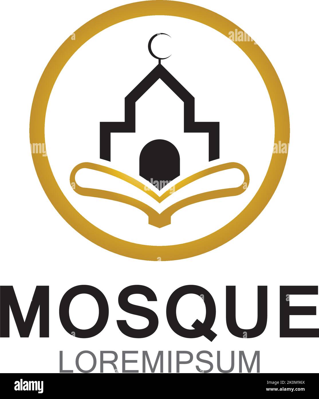 Modern mosque logo symbol or icon template Stock Vector Image & Art - Alamy