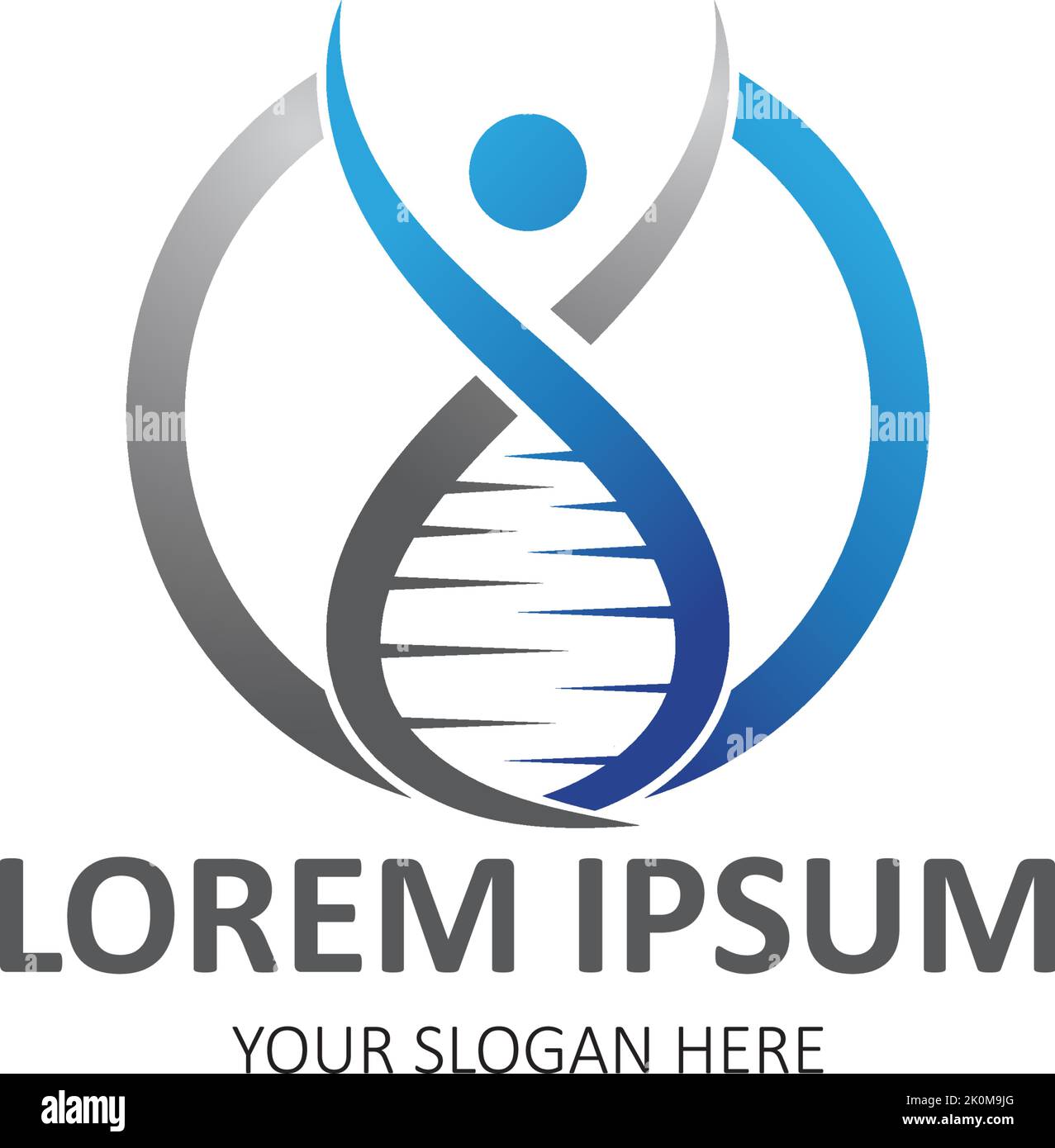 Human DNA logo icon design-vector Stock Vector Image & Art - Alamy