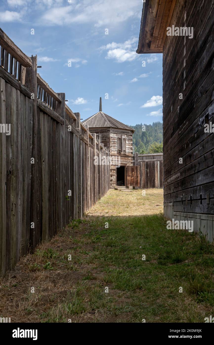 Fort Ross is a historic Russian fort located along Highway 1 in Sonoma ...