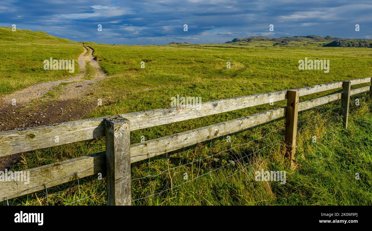 Landscape on the Scottish Hebridean Island of COLL Stock Photo - Alamy