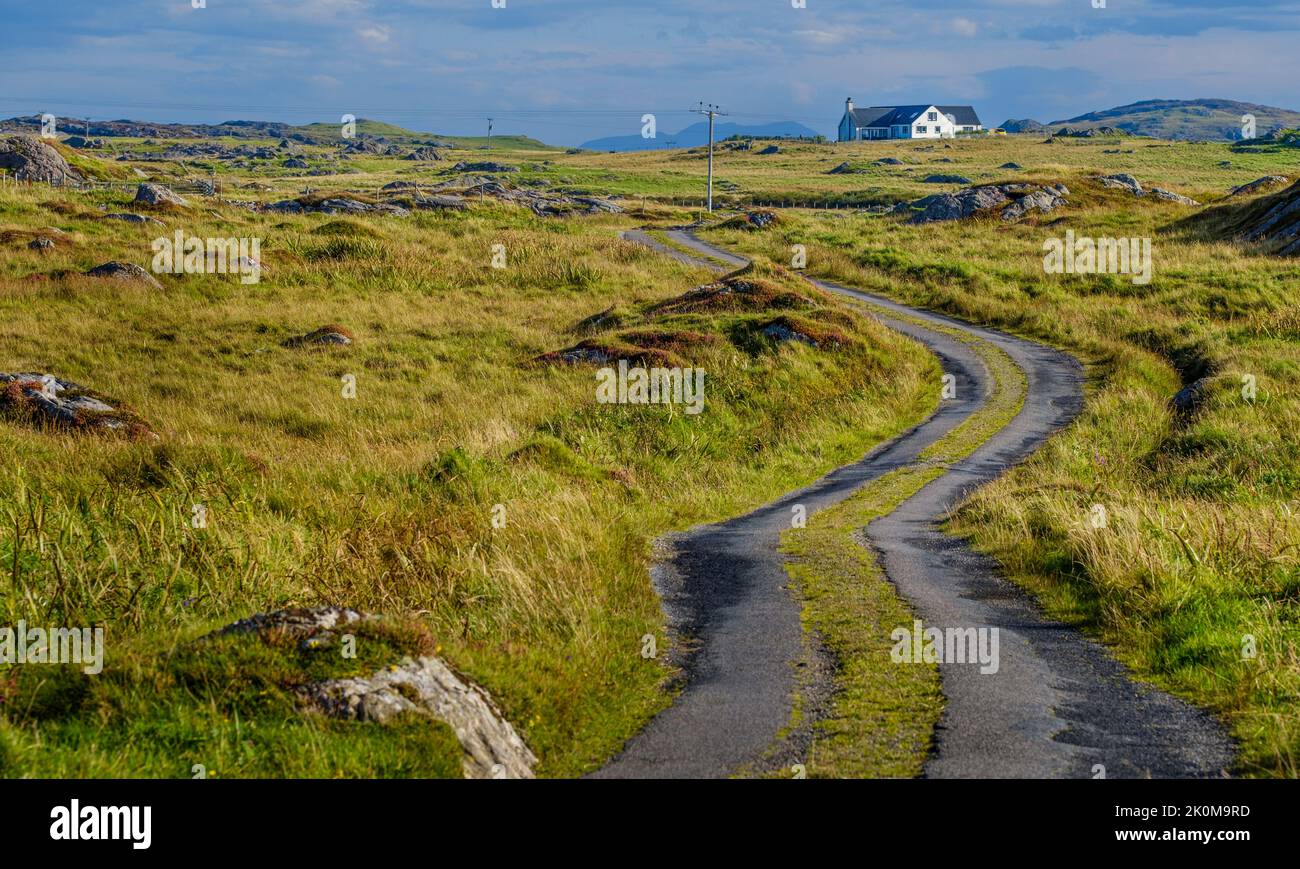 Landscape on the Scottish Hebridean Island of COLL Stock Photo - Alamy