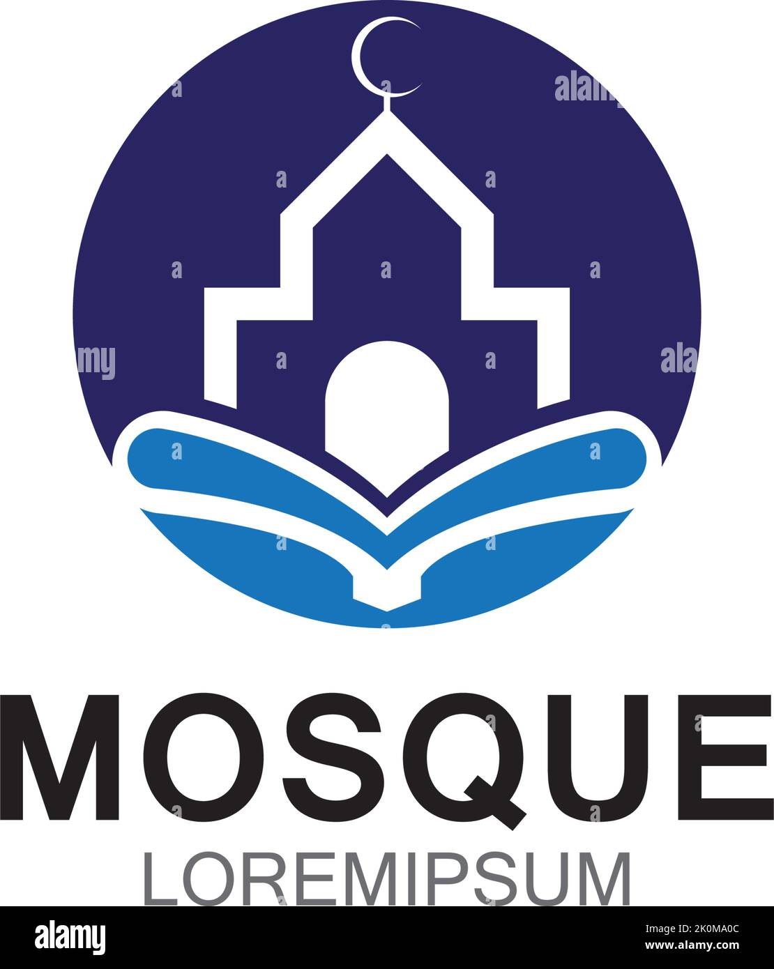 Modern mosque logo symbol or icon template Stock Vector Image & Art - Alamy