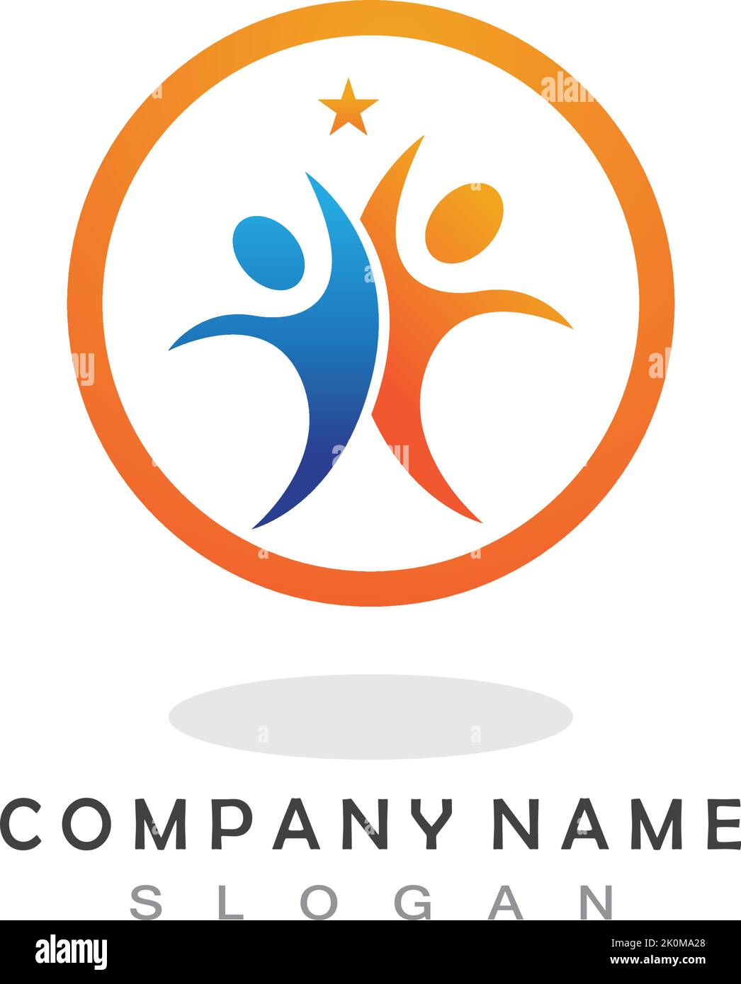 people success logo template vector icon Stock Vector Image & Art - Alamy