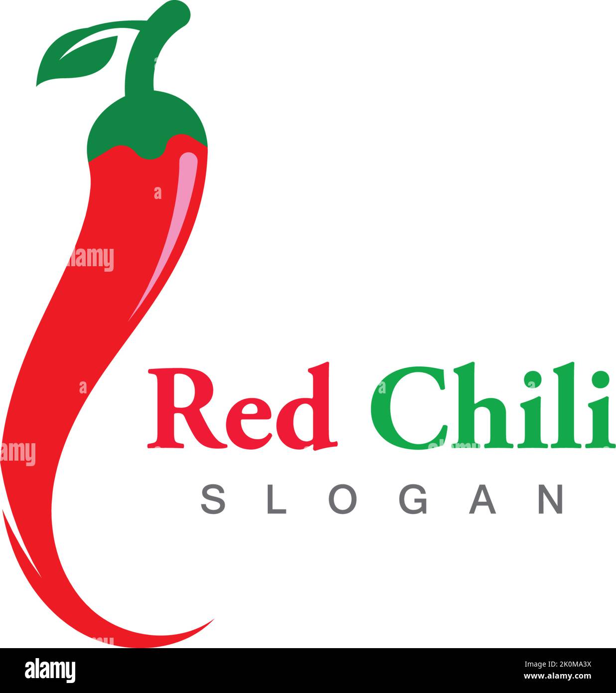 Red hot natural chili icon Template vector Illustration Stock Vector ...