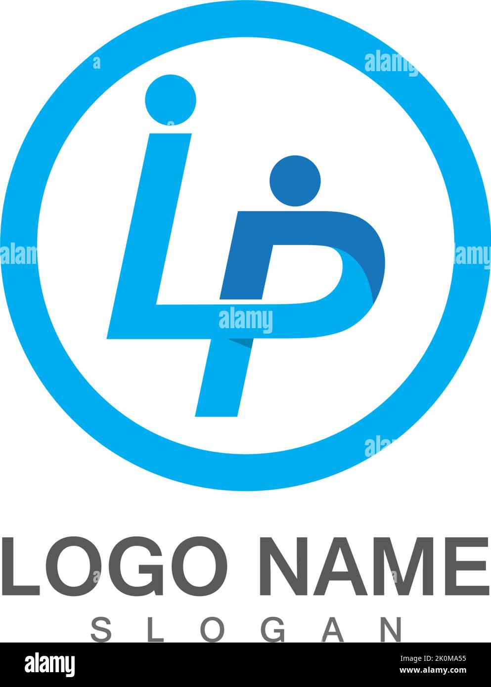 Lp letter logo hi-res stock photography and images - Alamy