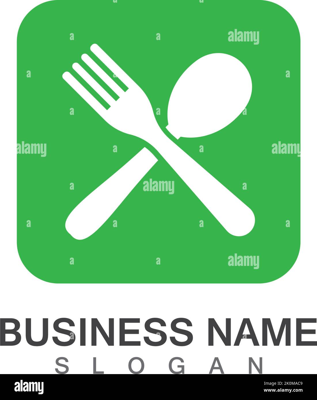 Fork, knife and spoon icon logo vector template.design for restaurant ...