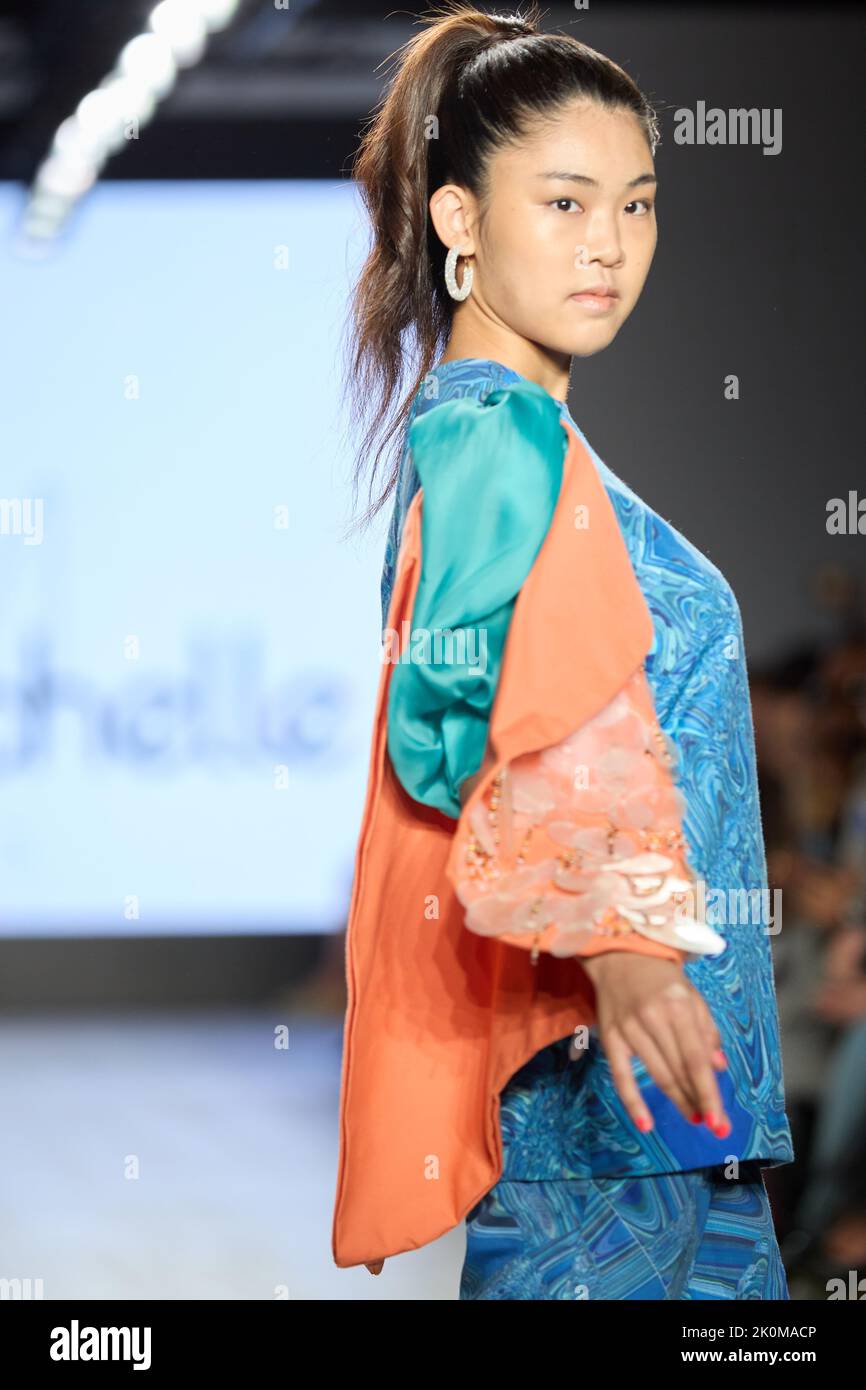 New York, NY, USA. 12th Sep, 2022. Kylie Michelle presents her runway ...