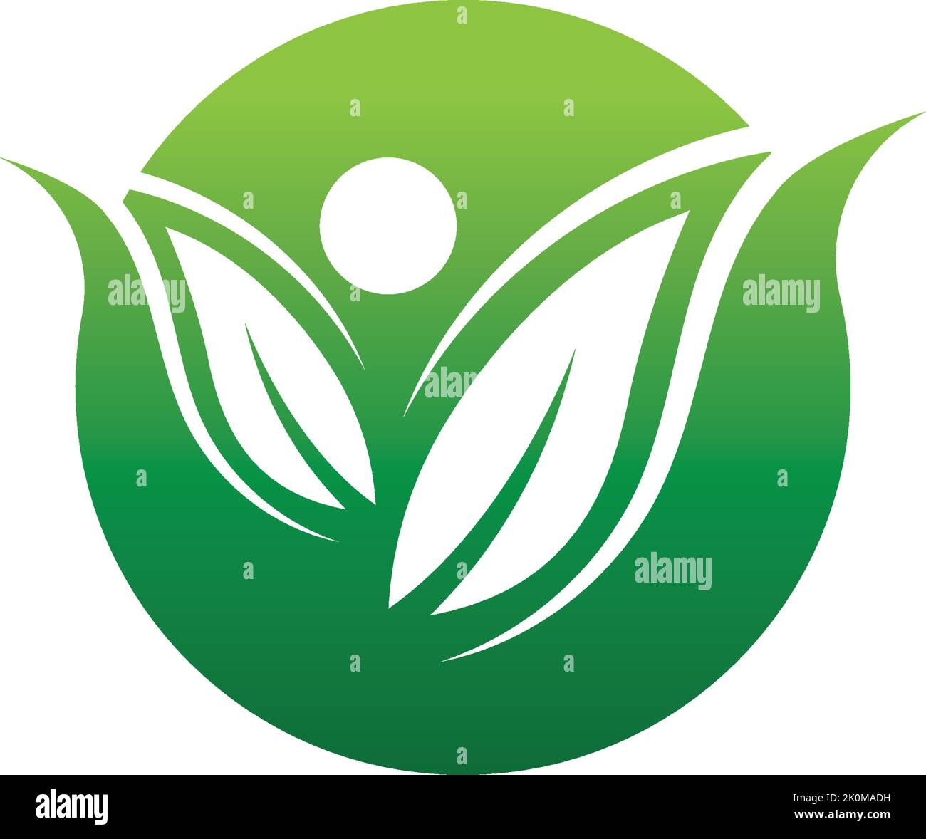 Tree leaf vector logo design eco friendly concept Stock Vector Image ...