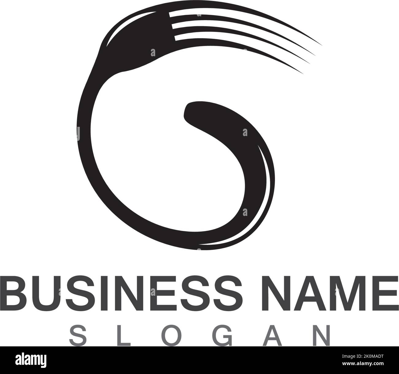 Fork, knife and spoon icon logo vector template.design for restaurant ...