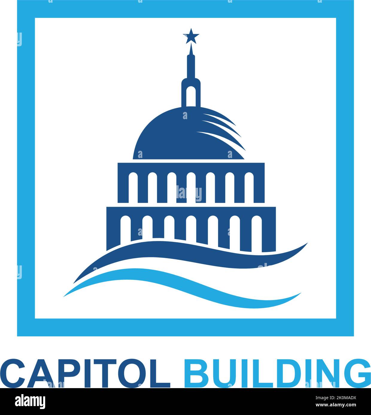 capitol building logo design vector icon Stock Vector Image & Art - Alamy
