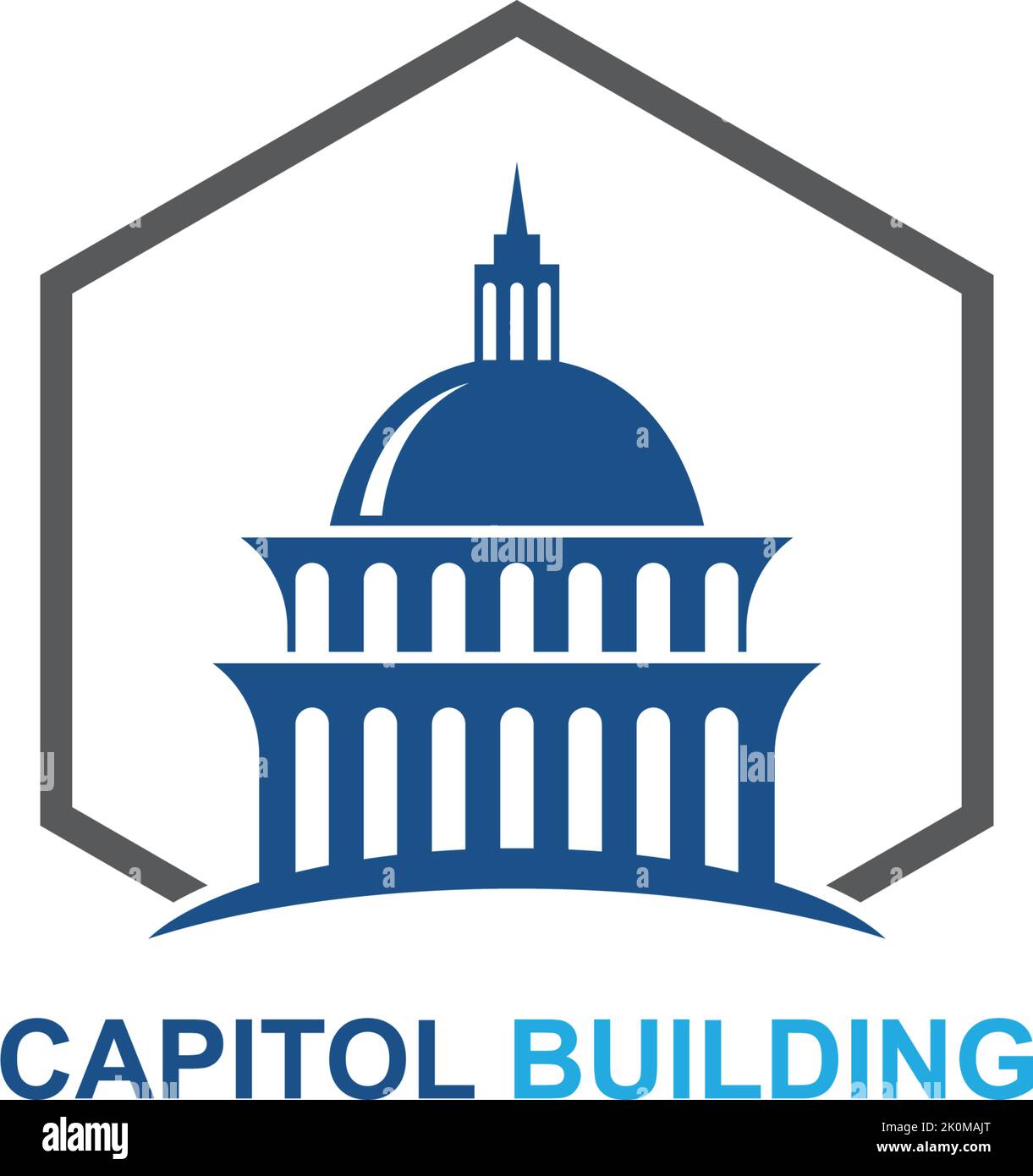 capitol building logo design vector icon Stock Vector Image & Art - Alamy