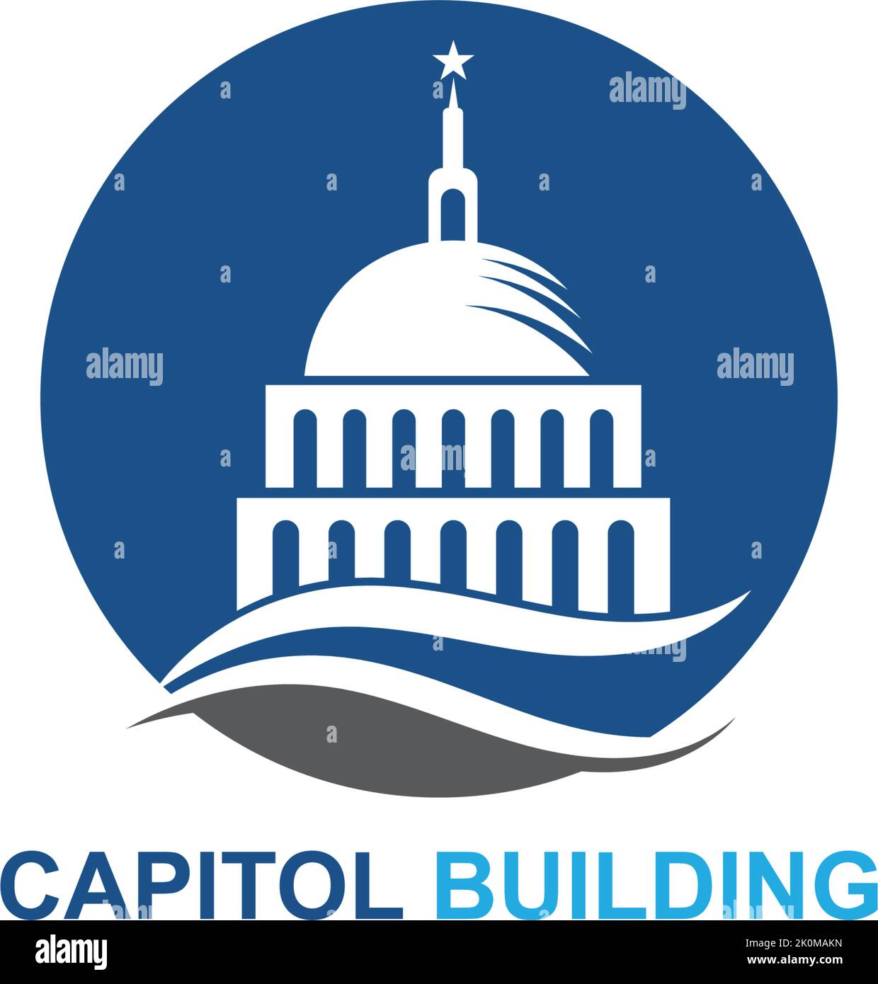 capitol building logo design vector icon Stock Vector Image & Art - Alamy