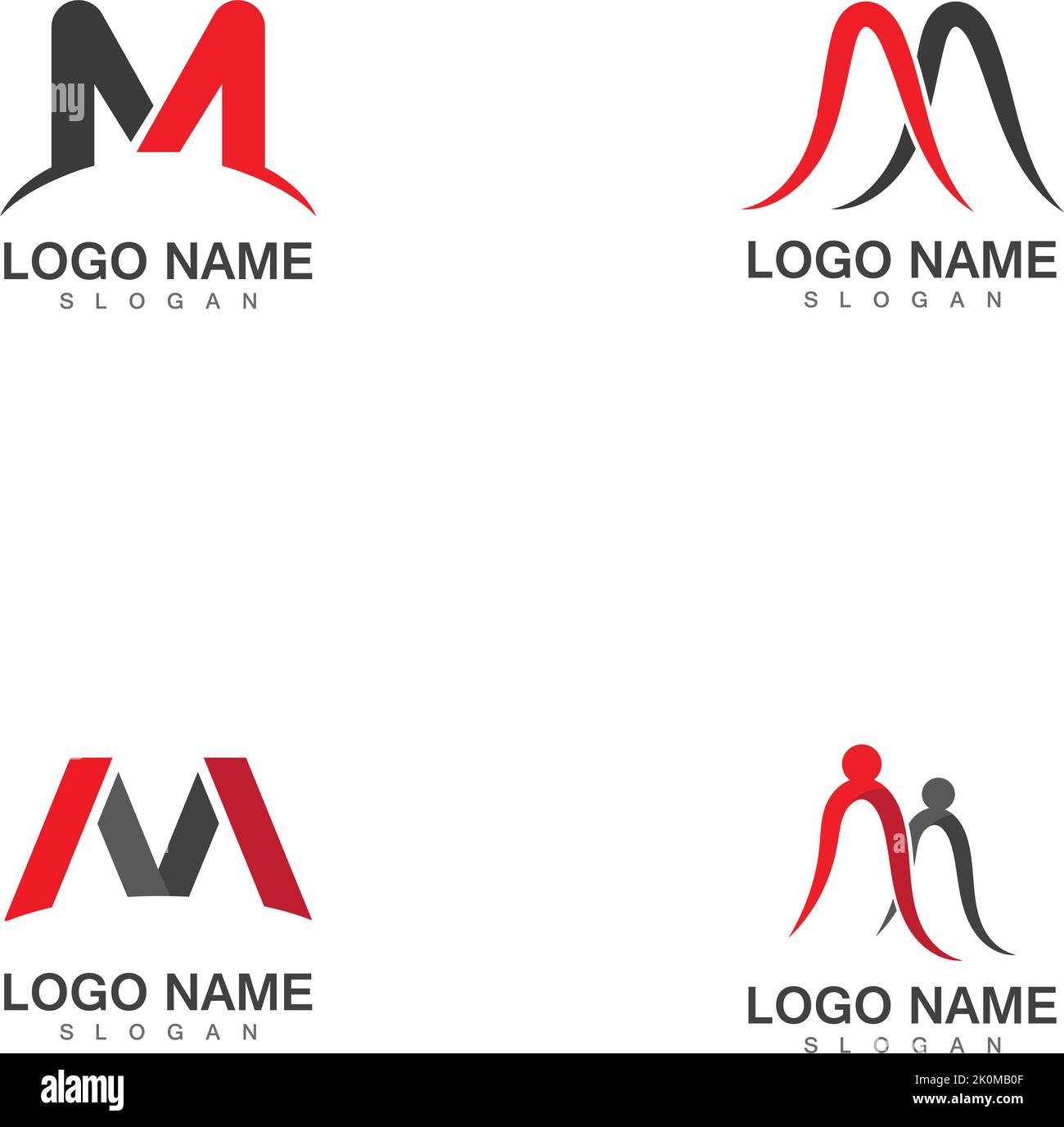 Letter M vector icons such logos Stock Vector Image & Art - Alamy