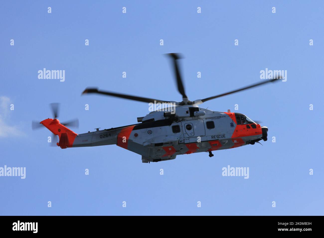 Emergency Marine evacuation by helicopter from a cruise ship in the ...